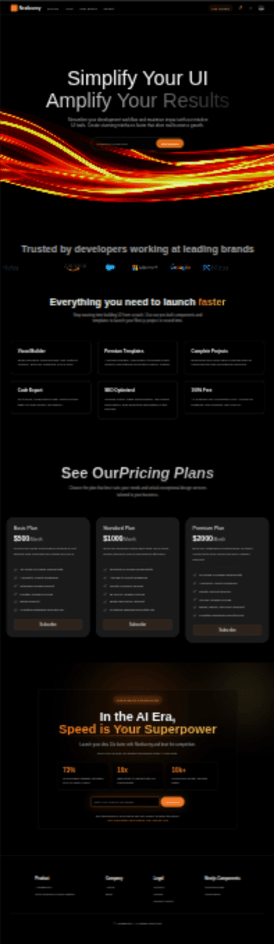 Free Next.js Templates with Animations & Theme Switching - NextBunny
